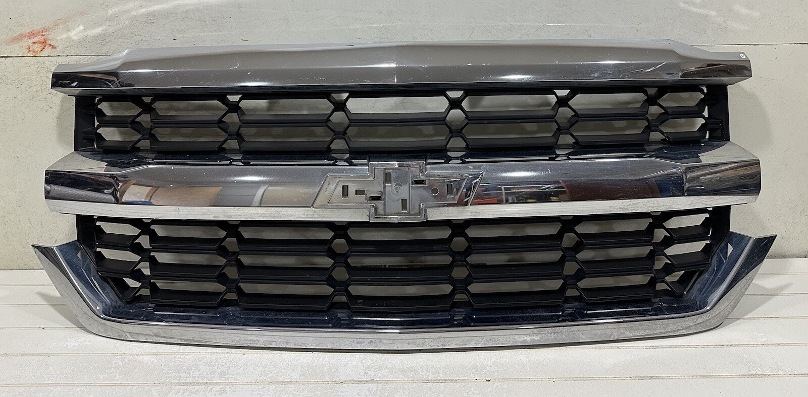 2016 2017 2018 Chevrolet Chevy Silverado 1500 Front Grille LTZ Chrome ...