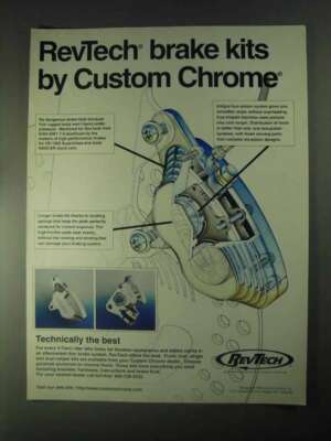 1998 RevTech Brake Kits Ad - By Custom Chrome | eBay