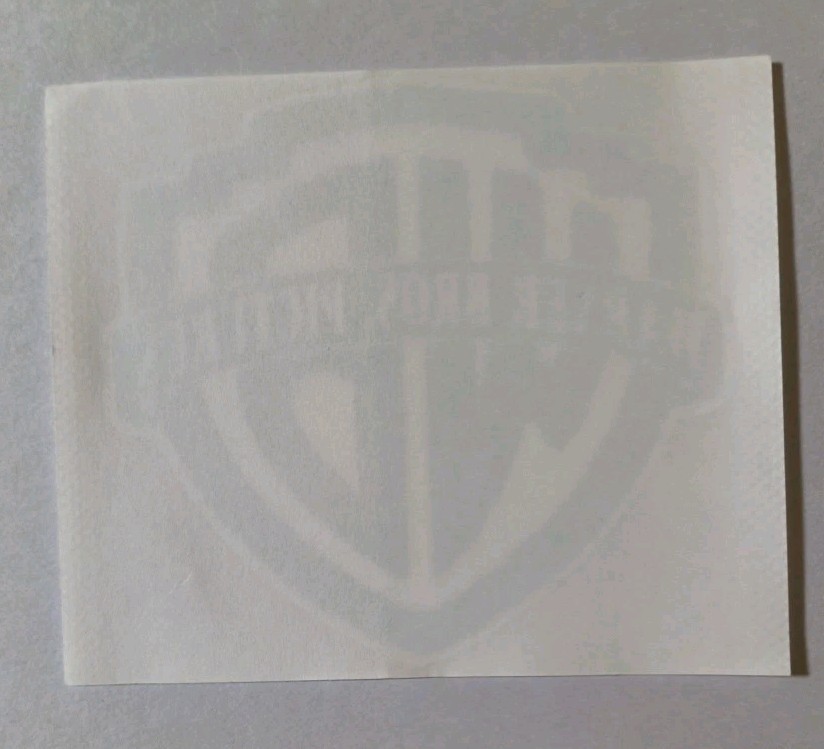 Warner Shield logo sticker Japan Warner Bros. 8 cm × 7.5 cm | eBay