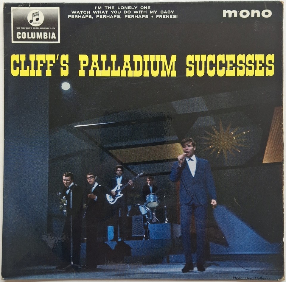 Cliff Richard & The Shadows - Cliff's Palladium Successes - 7" Vinyl EP -(EX/EX) | eBay UK