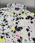 Sunday Swagger Men's XL Multicolor Splatter White Soft Golf Polo Shirt ...