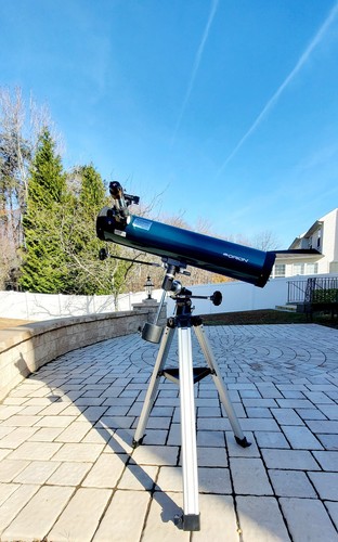 Orion SpaceProbe 3 EQ #9843 76mm Reflector Telescope w/ EQ Mount ...