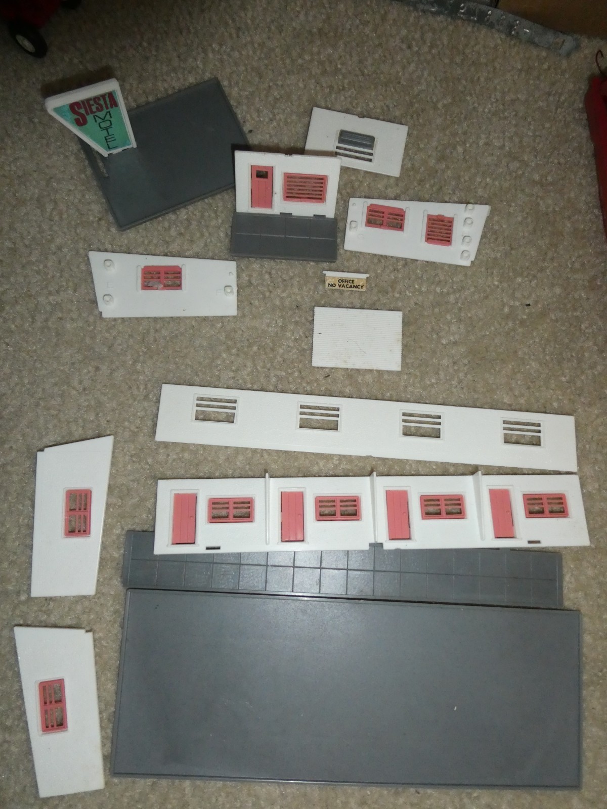 Vintage HO Scale Plasticville Siesta Motel Building with Office | eBay