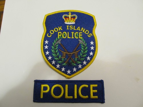 South Pacific Cook Islands Police Patch W/Tab | eBay