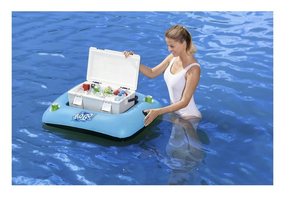 H2O GO! Inflatable Cooler Float for 10qt - 28qt Capacity 32-in x 26-in ...