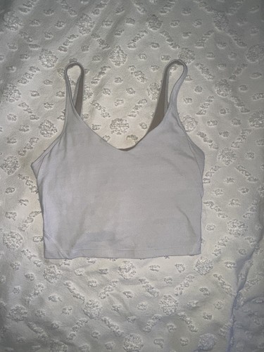 Lululemon White Align Tank Size 6 | eBay