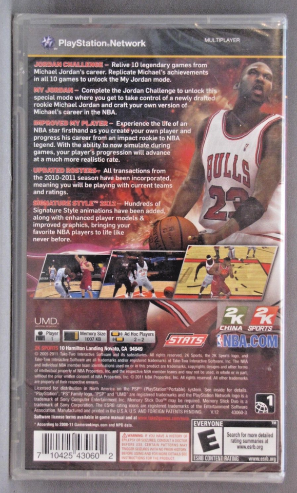 NBA 2K12 (Sony PSP, 2011) NEW Sealed 710425430602| eBay