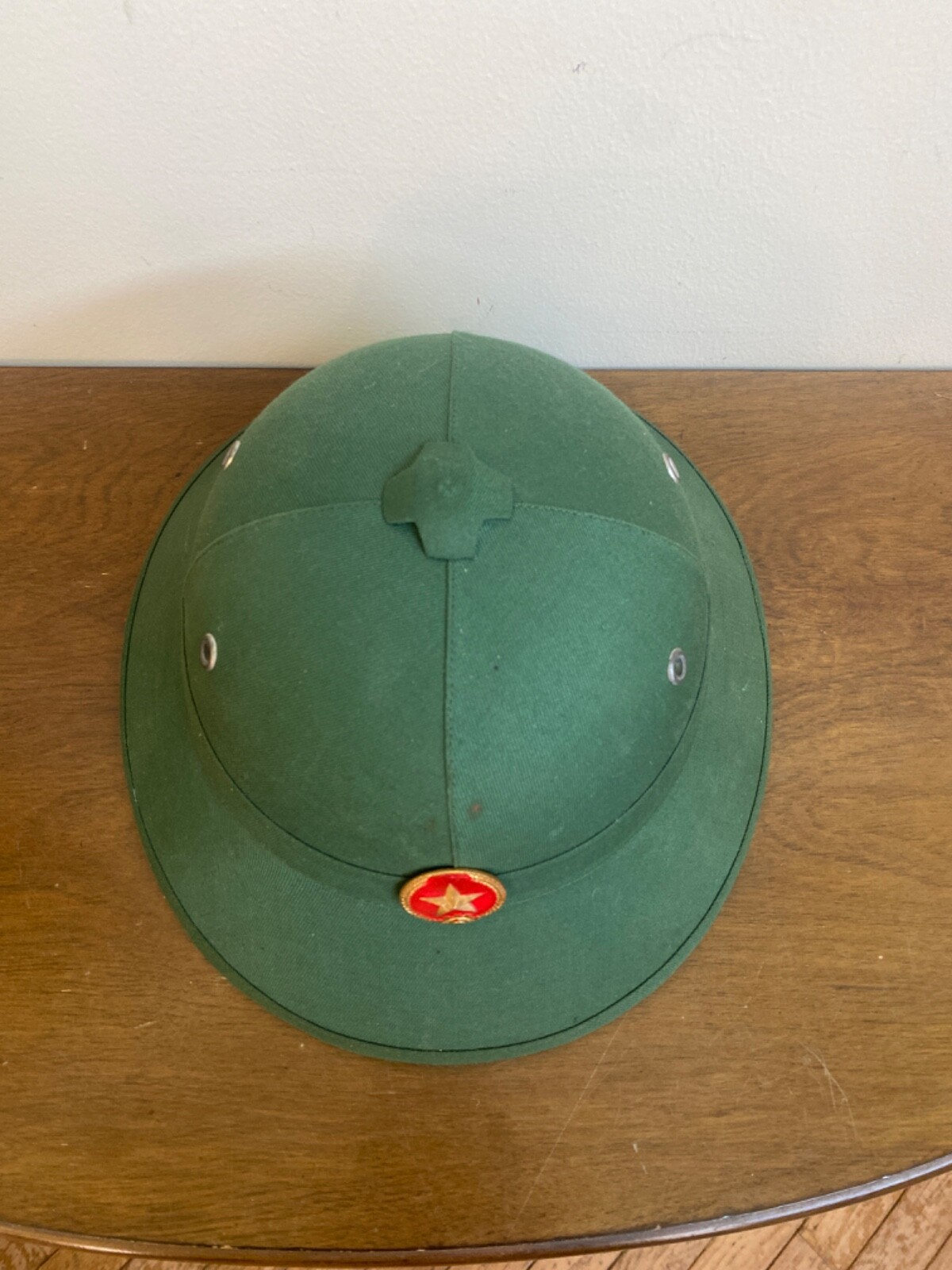 VINTAGE VIETNAM PITH HELMET JUNGLE EXPLORER HAT~ARMY … - Gem