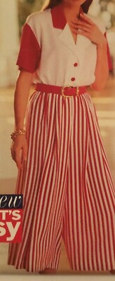Butterick See & Sew Now Sewing Pattern 6880 Misses Culotte Dress Uncut ...