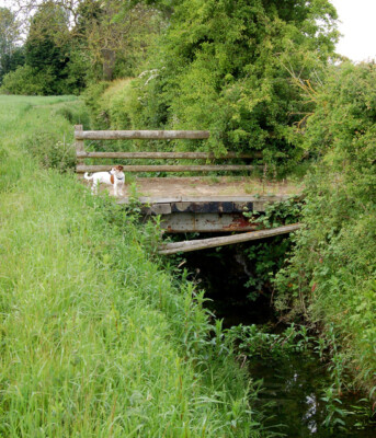 Photo 6x4 Farmtrack bridge over brook southeast of Stockton (2 ...