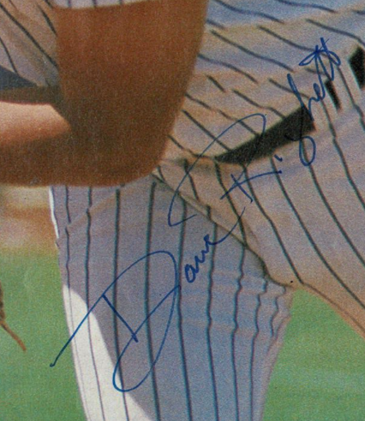 Dave Righetti signed autographed magazine photo AMCo COA 20765 | eBay