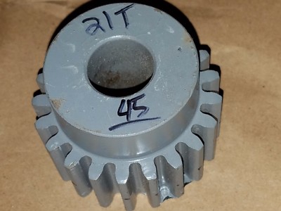 Change Gear 21 tooth, 2.28" OD, 10 DP, 3/4" Width + 5/8" Hub, 3/4" Bore ...