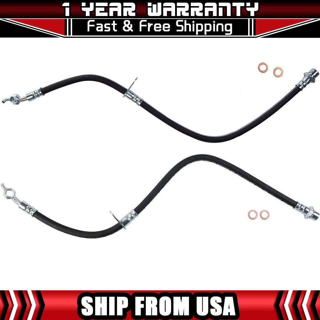 Sunsong Front Brake Hydraulic Hose Brake Line Set of 2PCS For Toyota ...