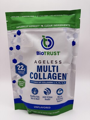 BioTrust Ageless Multi-Collagen Unflavored, 8.04 oz (228 g) 96802960499 ...