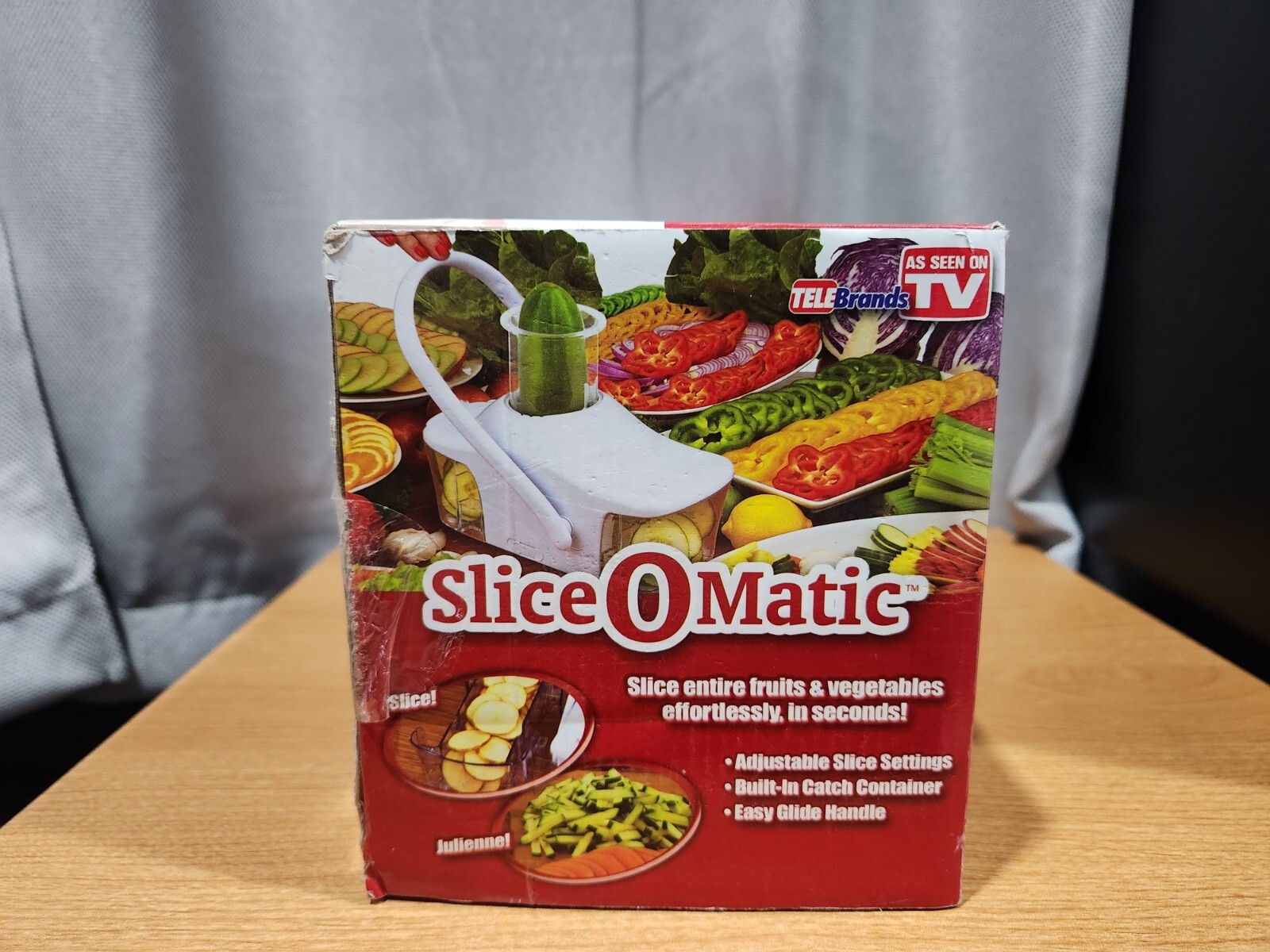 🔥"Slice O Matic" Telebrands Chop Dice Slice Fruit Vegetable Food Multi Slicer | eBay