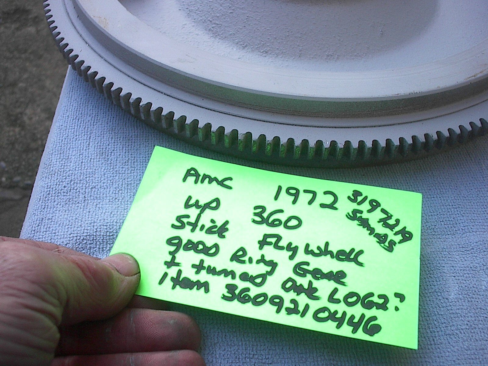 Amc V-8 1972-1978 360 engine stick flywheel simular to 3197219 amx ...