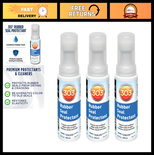 Rubber Seal Protectant for Windows & Hoods - Rejuvenates ...