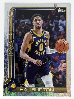 Tyrese Haliburton 2025-26 Topps LOGO FOIL Fanatics Exclusive #47 | eBay