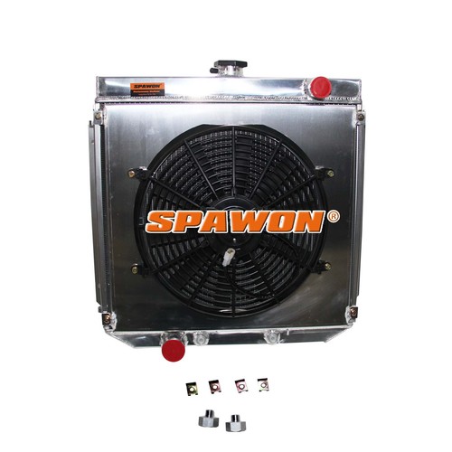3Row Fit 69-72 Ford XY 302 351 Cleveland Aluminum Radiator Shroud Fan ...