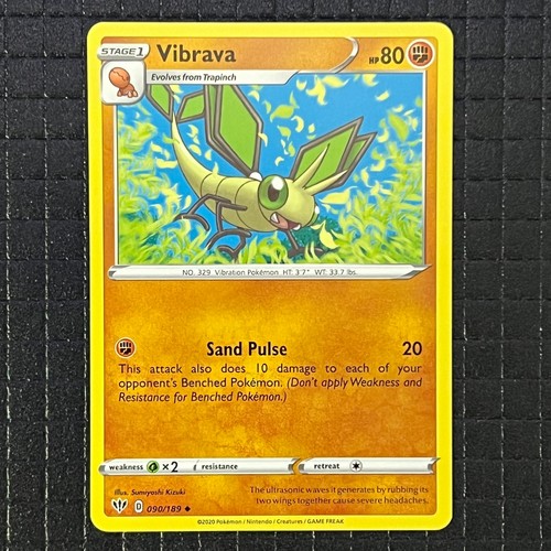 Vibrava #90/189 Darkness Ablaze Pokemon Uncommon Card | eBay