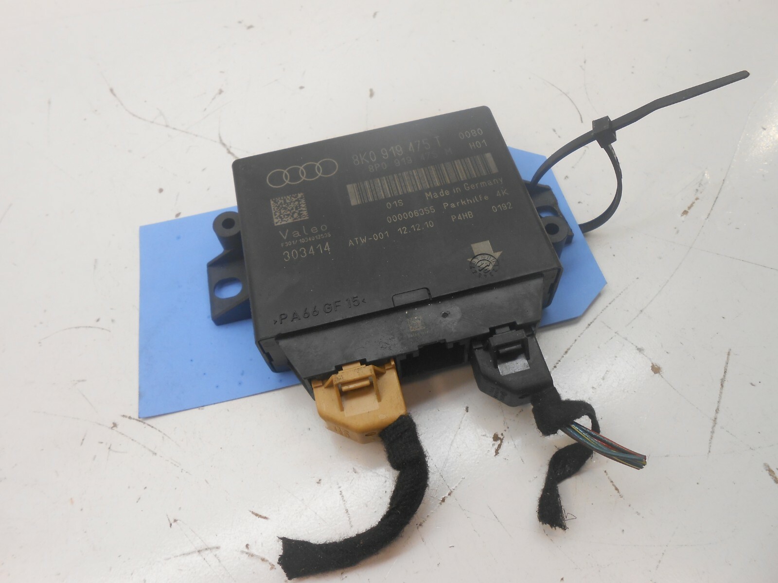 AUDI A4 VALEO PARKING CONTROL MODULE 8K0919475T SF0490 | eBay
