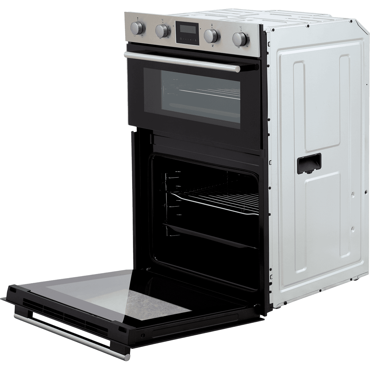 Hisense BI6095CXUK Built In 60cm Electric Double Oven Oven & Hob Pack ...