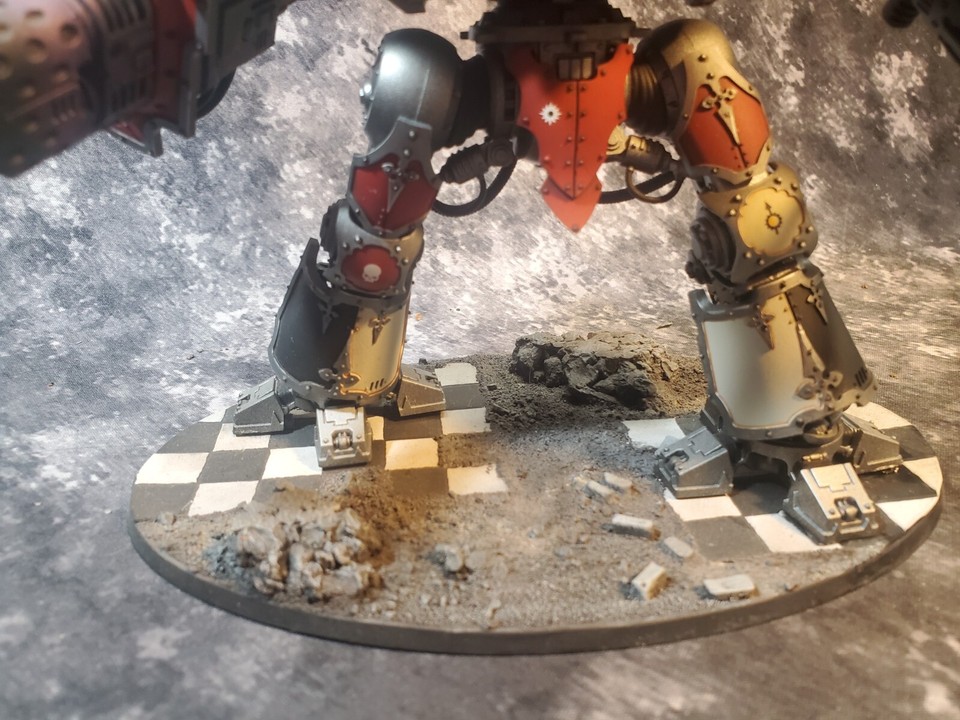 Warhammer 40k Adeptus Mechanicus Painted Imperial Knight Knights Errant ...