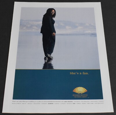 2001 Print Ad Whoopi Goldberg Mandarin Oriental Hotel Group Singapore ...