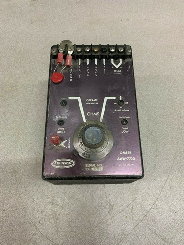 USED ATKINSON GROUND CIRCUIT MONITOR AAW-7700 | eBay
