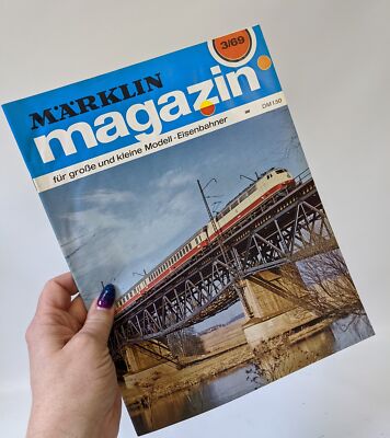 Vintage 1969 HO Scale Trains MARKLIN MAGAZIN Magazine #3, Printed in ...