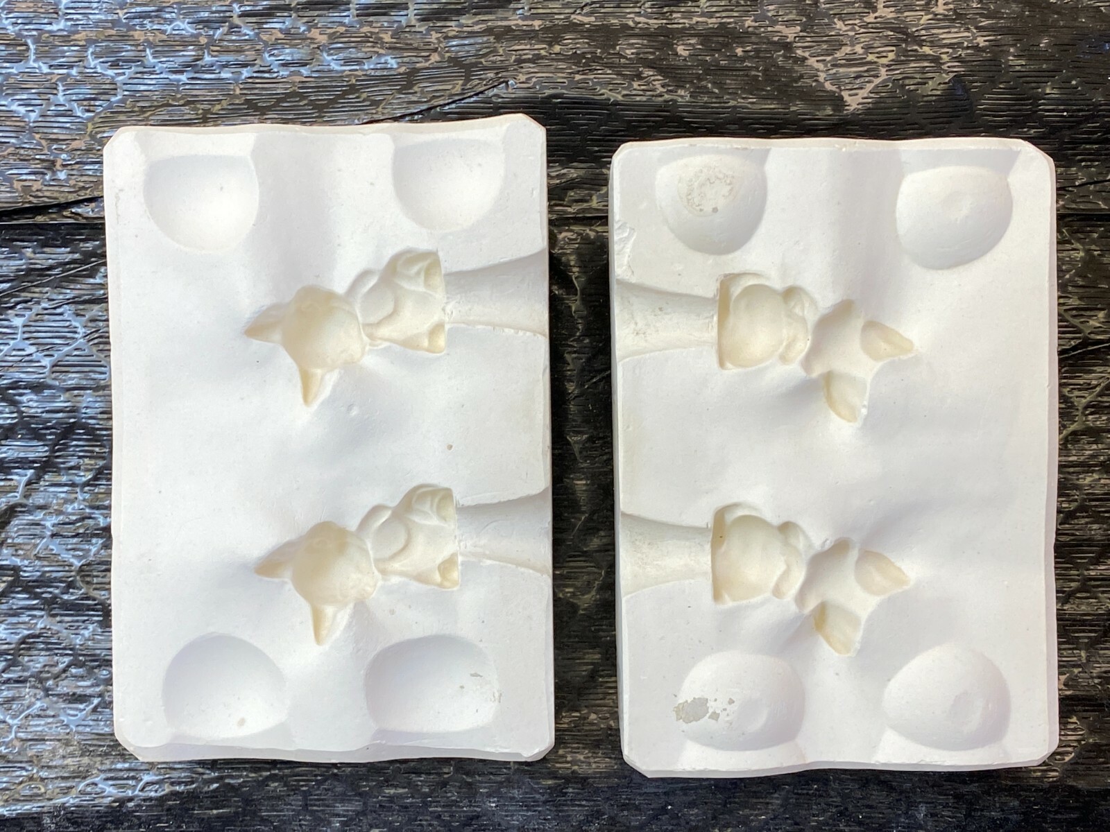 VINTAGE ALBERTA'S CERAMIC MOLD #175 TINY MOUSE (2 inside mold) | eBay