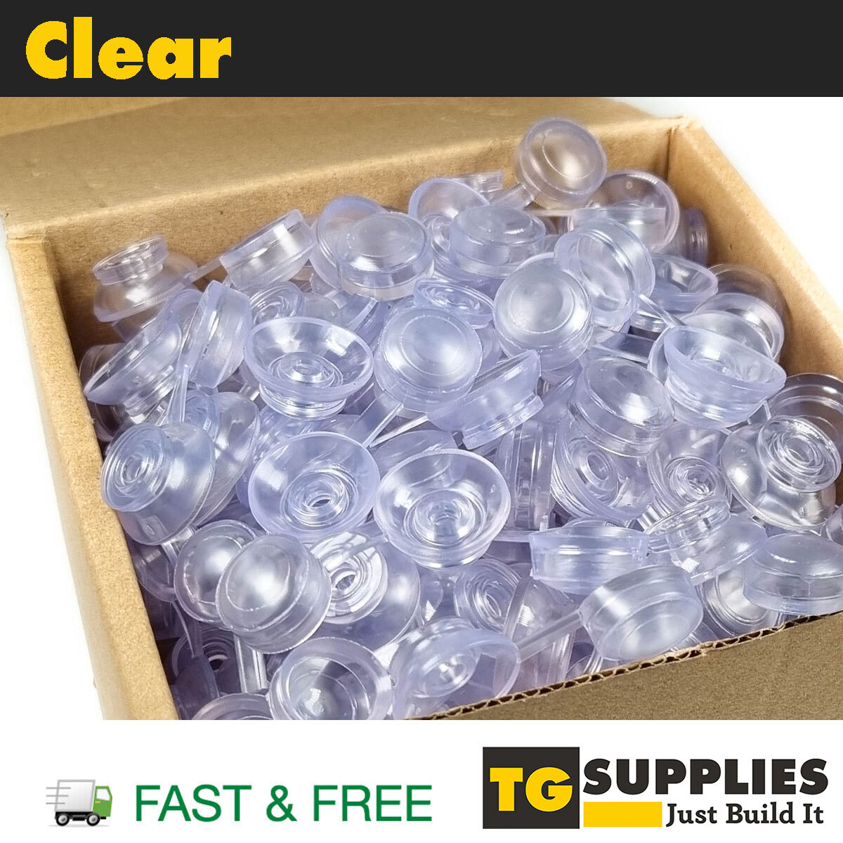 PVC Plastic Screw Cover Caps For Corrugated Roofing Sheets Various ...