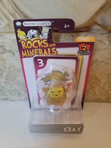 NEW Basher Science Rocks & Minerals Clay Figure, 2 Game Cards,Series 1 ...