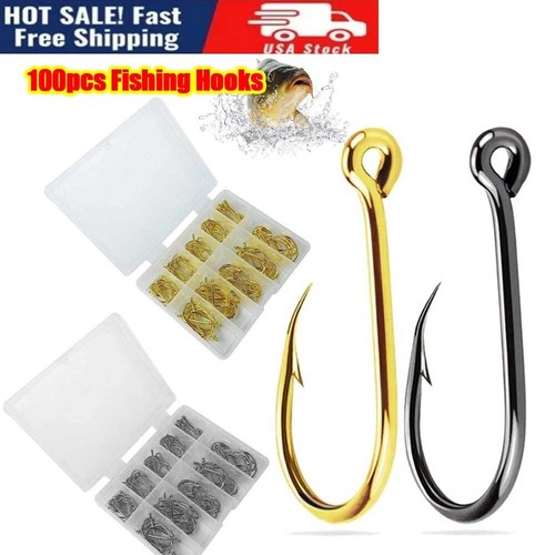 100X Alloy Short Shank Fishing Hooks High Fly Tying Jig Hooks Barbed ...