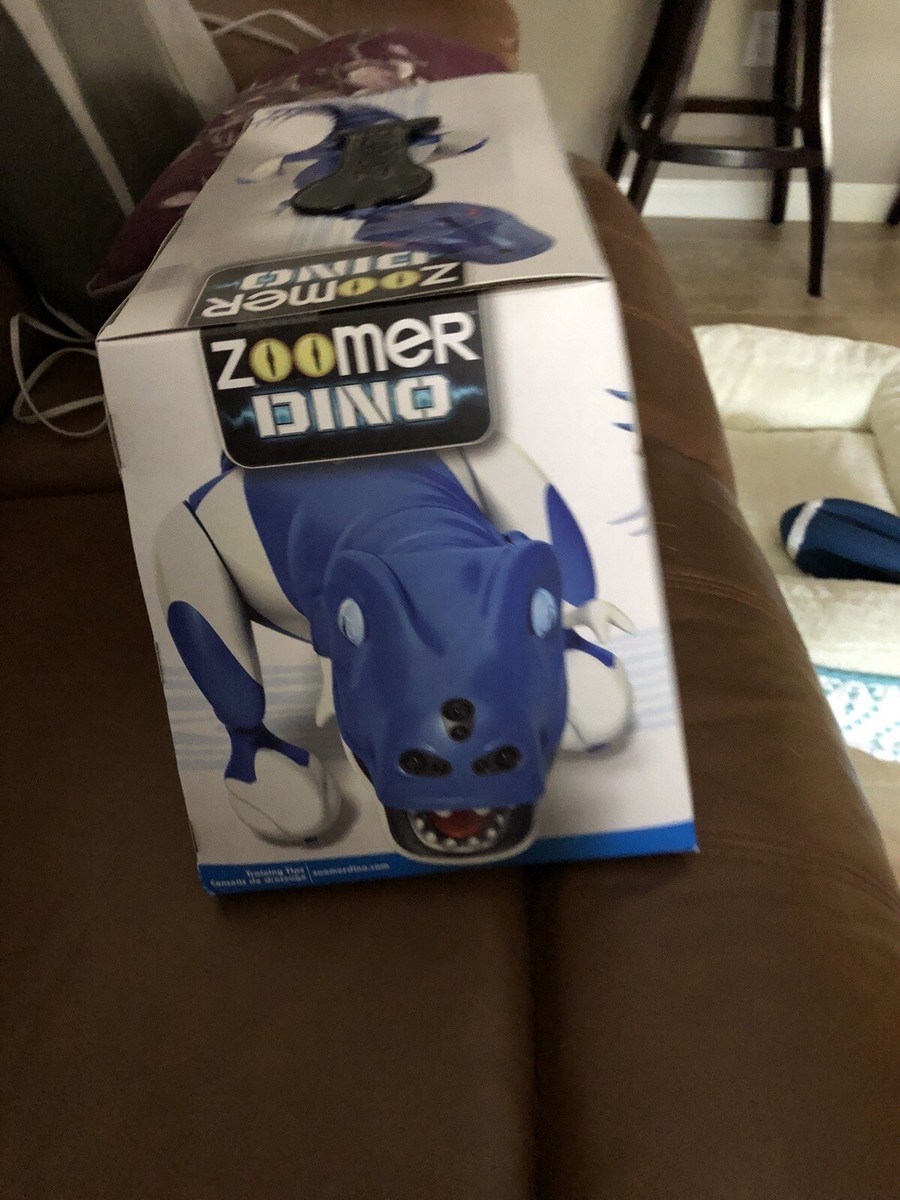 Zoomer Dino Snaptail Blue Dinosaur Remote Control