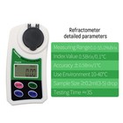 Digital Brix Refractometer Brix Meter Pocket Refractometer With Atc For ...