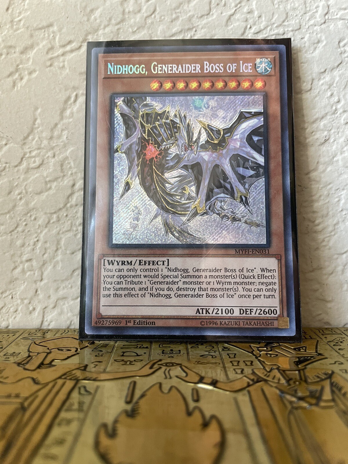 Yugioh - Nidhogg, Generaider Boss Of Ice | MYFI-EN031 | eBay
