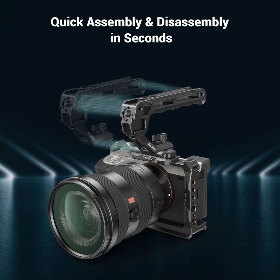 SmallRig Quick Release NATO Top Handle Grip for Any NATO Rail ...