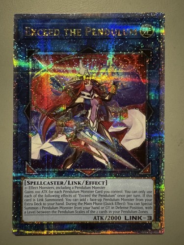 YUGIOH EXCEED THE PENDULUM ASIA ENGLISH EDITION AGOV-AE045 25TH FOIL ...