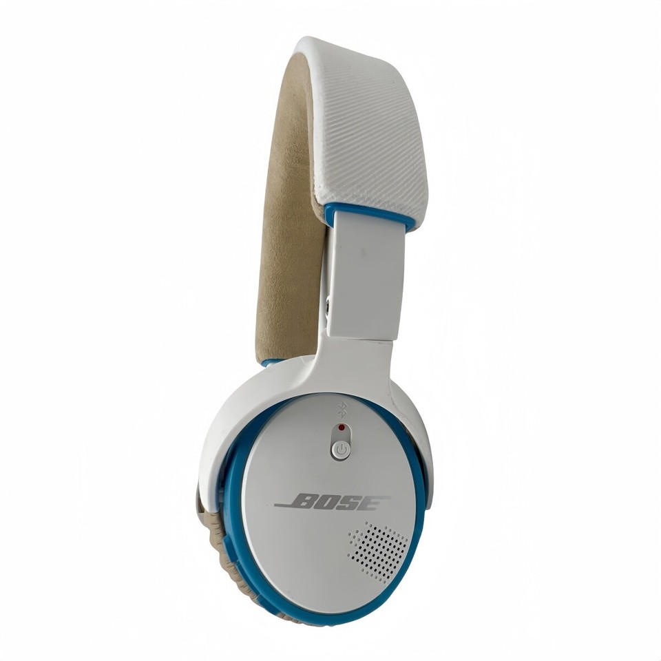 Bose SoundLink OE Wireless Bluetooth Headband On-Ear Headphones White ...