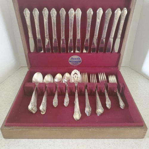 Vintage 60 Pc Oneida Community Silverplate Flatware Set "Together ...