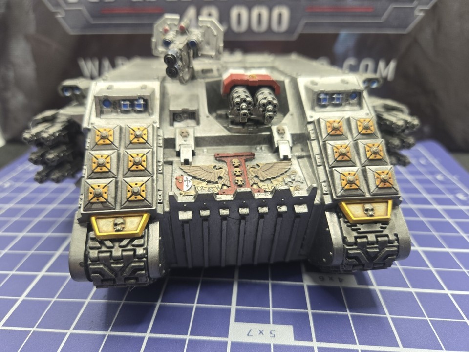 Warhammer 40K Pro Painted x1 Land Raider Grey Knights Large APC Tank ...