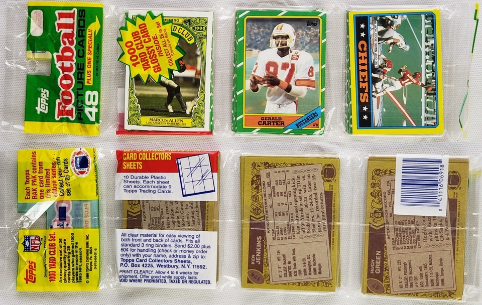 1986 TOPPS Footbal Rack Pack Jerry Rice RC, Steve Young RC, Reggie White all pos | eBay