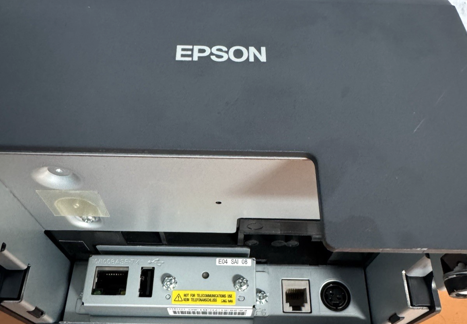 EPSON TM-U220B M188B Dot Matrix POS Receipt Printer Ethernet New/Open ...