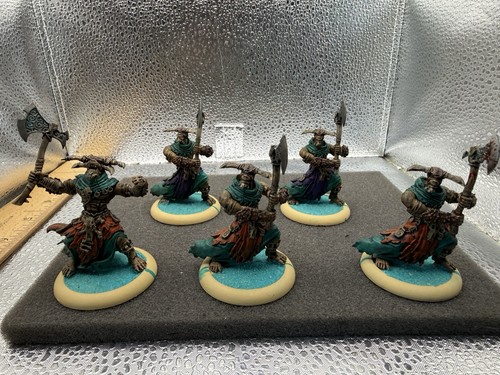 Circle Of Orboros 5x Tharn Ravagers Painted Miniatures - Privateer ...