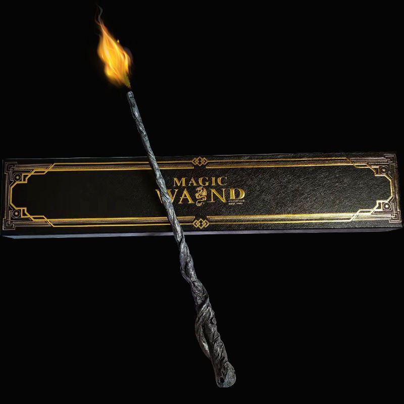 Harry Potter Magic Fire Wand Shooter Fireball Firing Wand Dumbledore ...