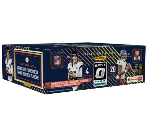 2024 PANINI DONRUSS OPTIC NFL FOOTBALL RETAIL BOX 20 PACKS *PRE-SALE ...
