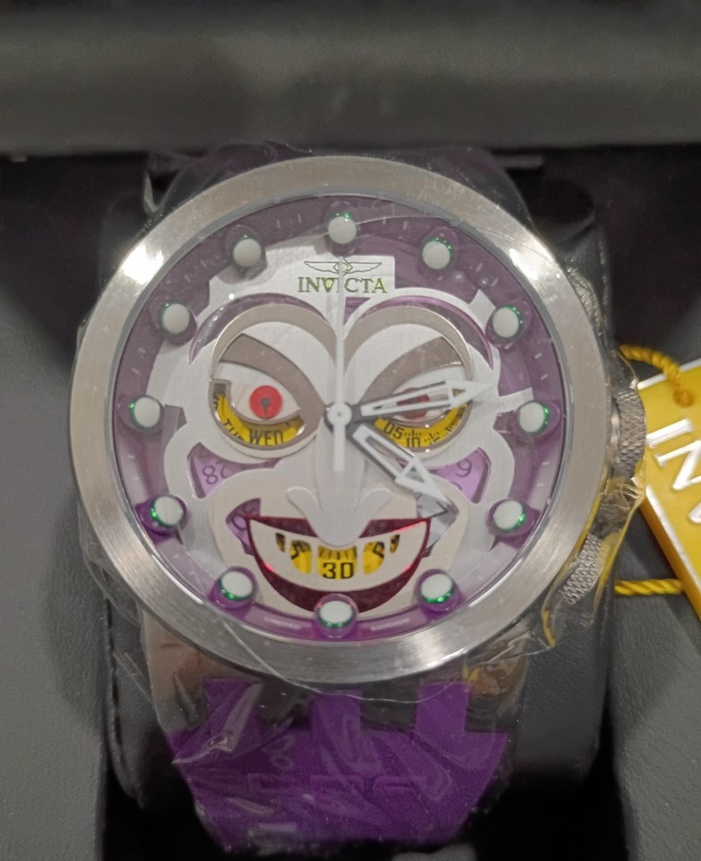 Invicta DC Joker DNA Limited Edition Model No 34610 | eBay