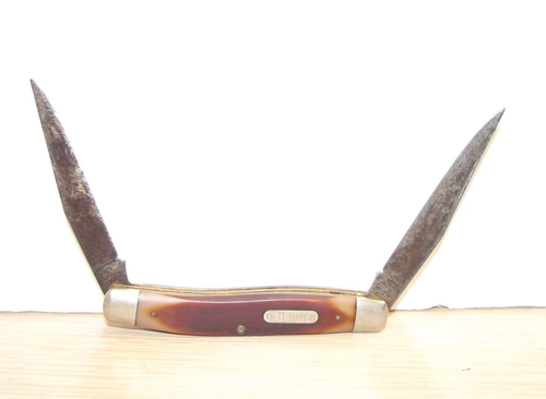 Vintage SCHRADE USA 770T 2 Blade Old-Timer Muskrat Pattern Pocket Knife ...