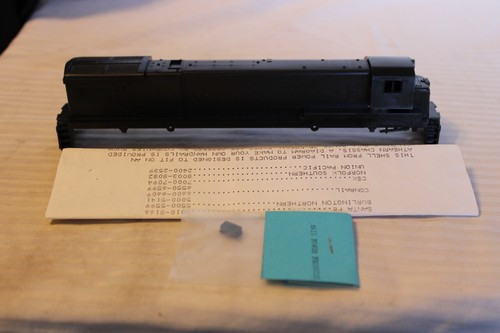 HO Scale Rail Power, C30-7 Diesel Locomotive, Black, Undecorated SHELL ...